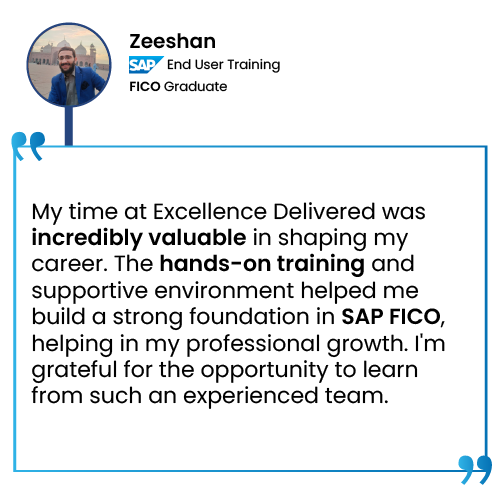 SAP End-user Training in Pakistan - ExD
